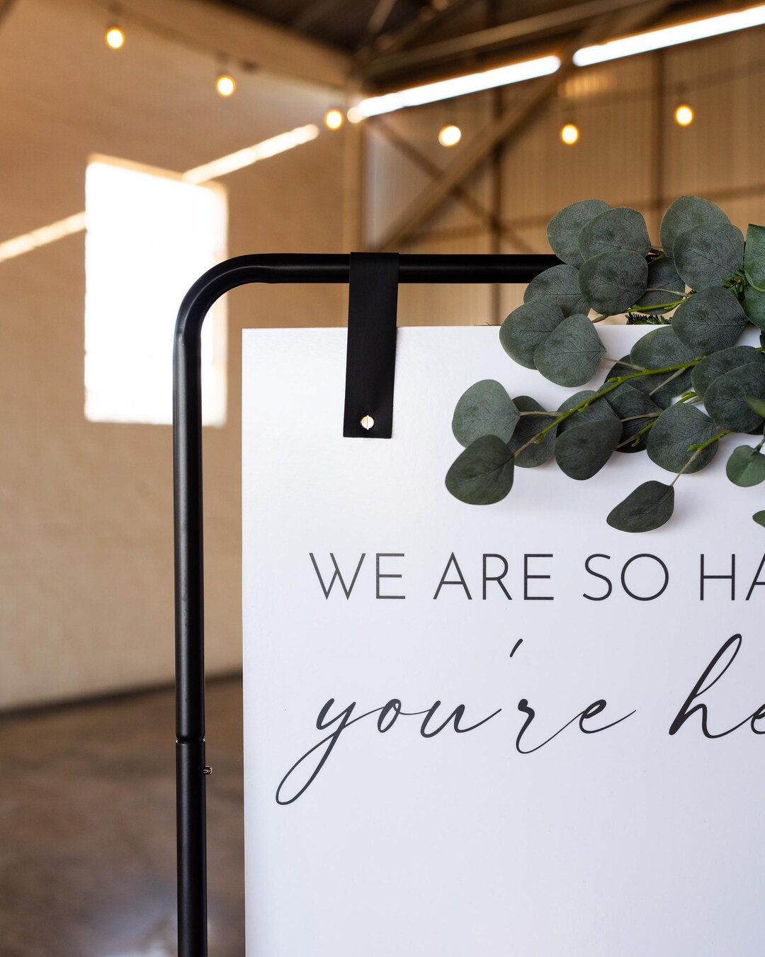 Sign Straps for Hanging Welcome Sign Stand for Bridal Shower Sign ...