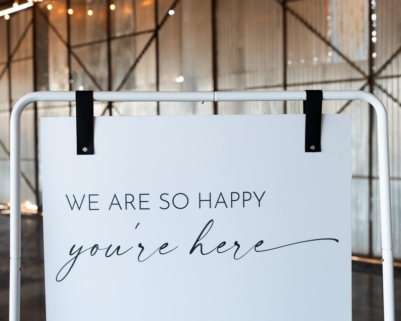 Sign Straps for Hanging Welcome Sign Stand for Bridal Shower Sign ...