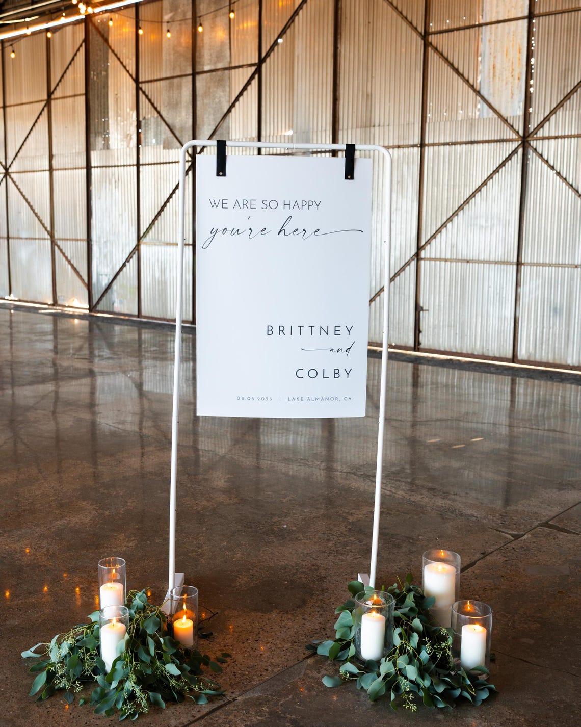 Sign Straps for Hanging Welcome Sign Stand for Bridal Shower Sign ...