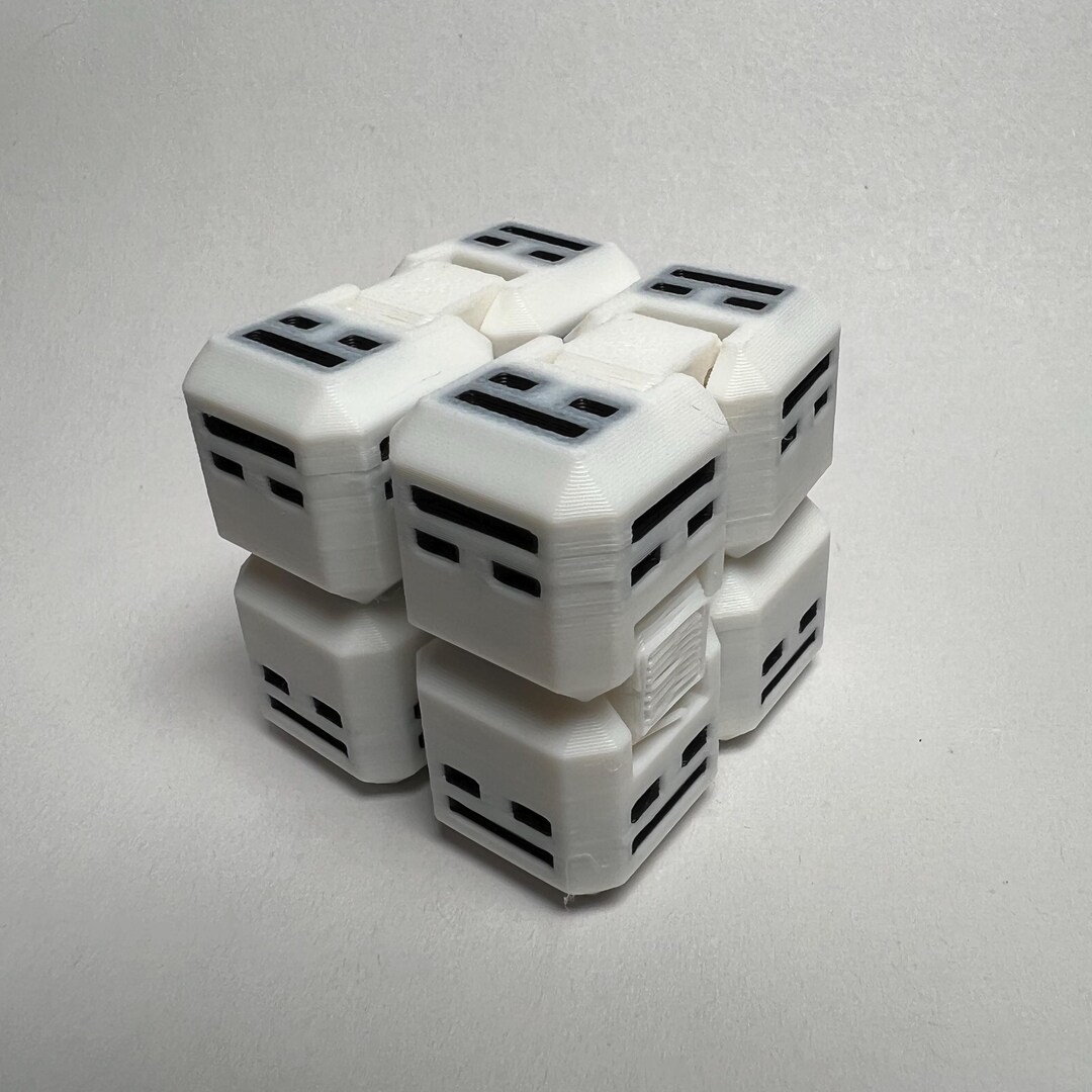 Minecraft Infinity Cube Skeleton Fidget Toy - Etsy