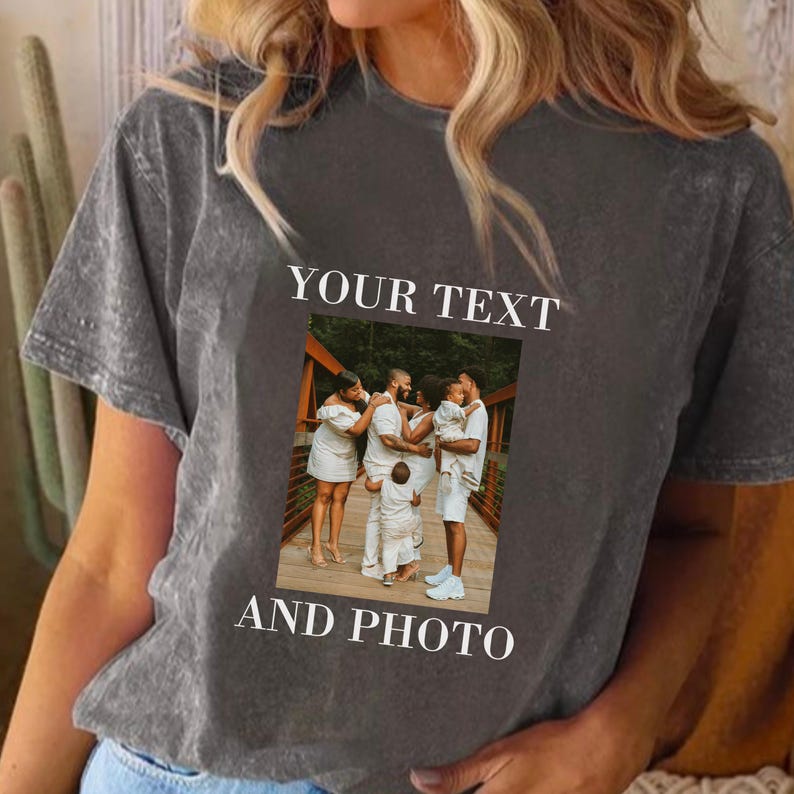 Custom Photo Shirt, Custom Picture Shirt, Custom Picture Tee, Custom ...