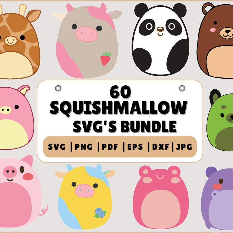 Squishmallow Svg - Etsy