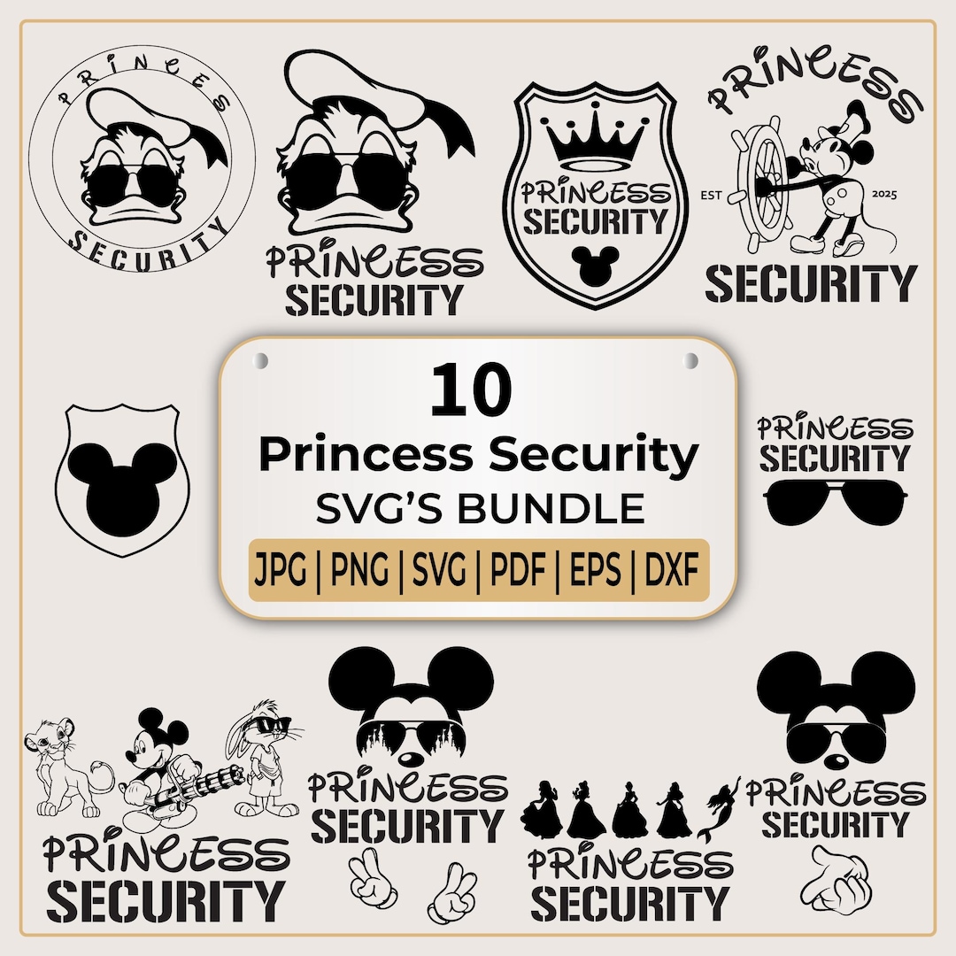 Princess Security Svg | Princess Security | Princess Security Beast Svg ...