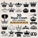 Royal Crown Svg Bundle | Queen Crown Svg | Princess Crown | Princess ...