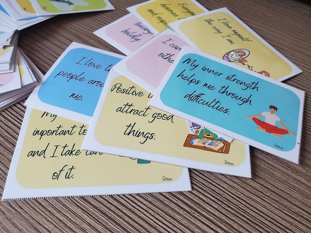 48 Motivational Cards Set – Daily Inspiration Cards for Meditation ...