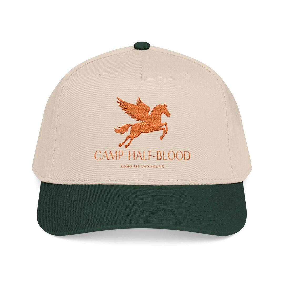 Percy Jackson Lightning Thief Camp Half-blood Pegasus Logo Mid Profile ...