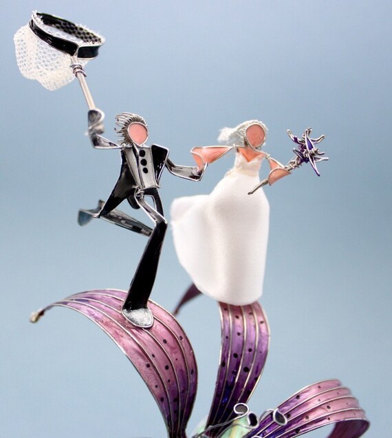 Dragonfly Wedding Cake Topper