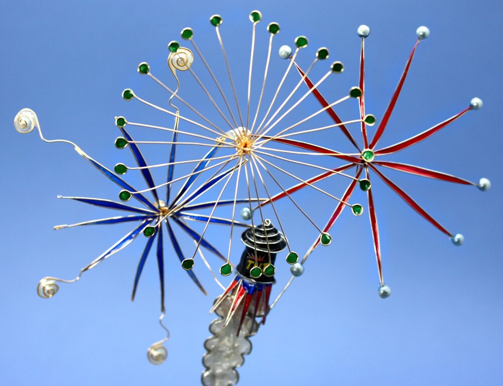 Fireworks Personalized Wedding Cake Topper - Etsy