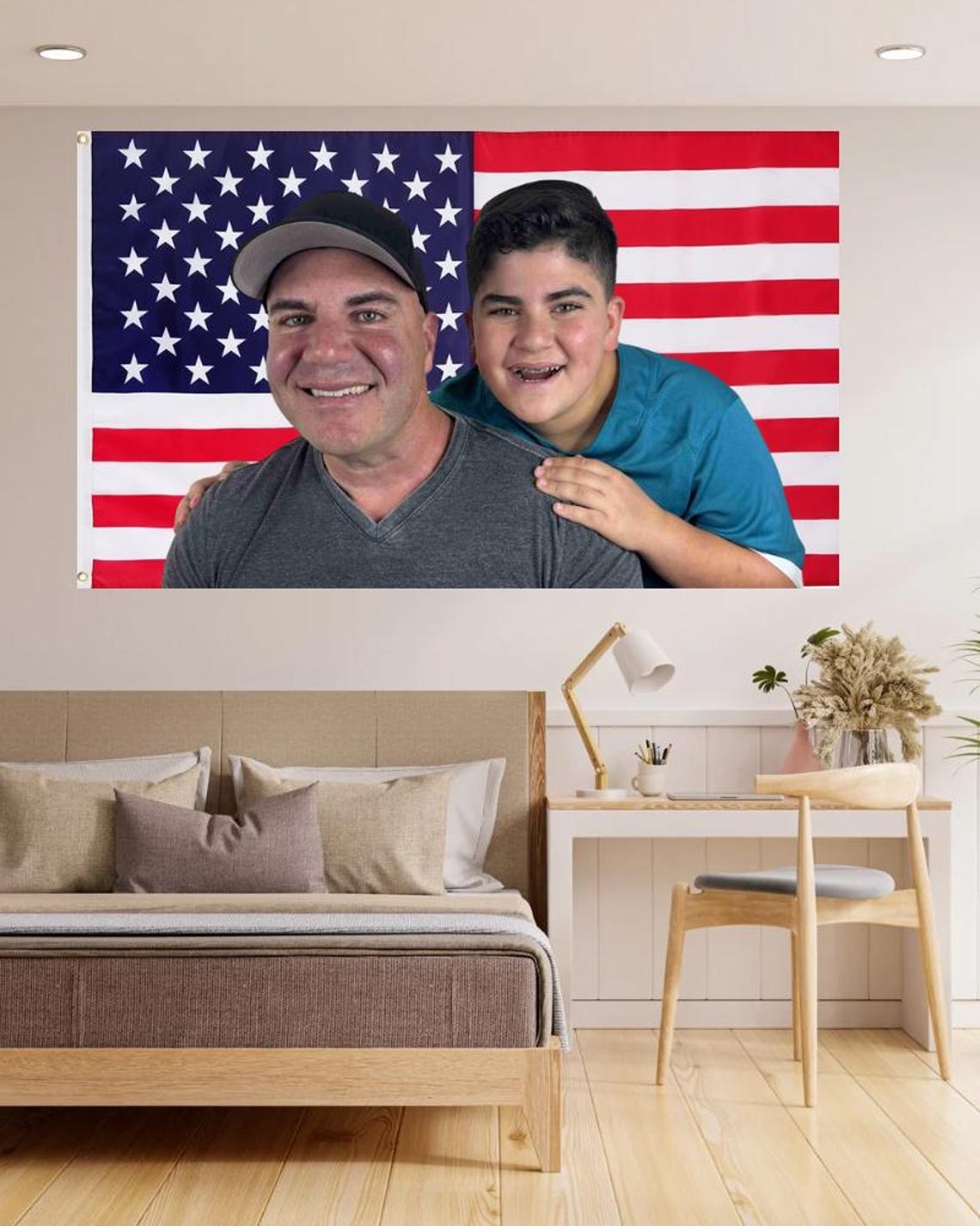 AJ, Big Justice & the Rizzler USA Flag Merch Viral Tiktok Stars ...