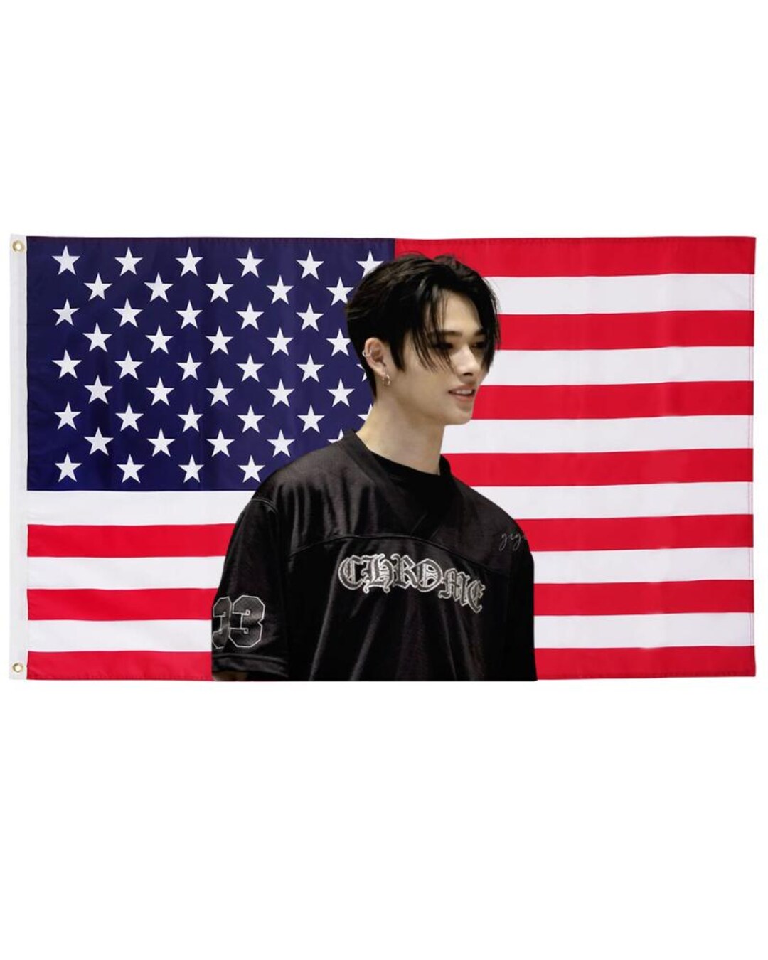 NI-KI ENHYPEN Usa Flag Boy Band Kpop American Flag Tiktok Meme Trendy ...