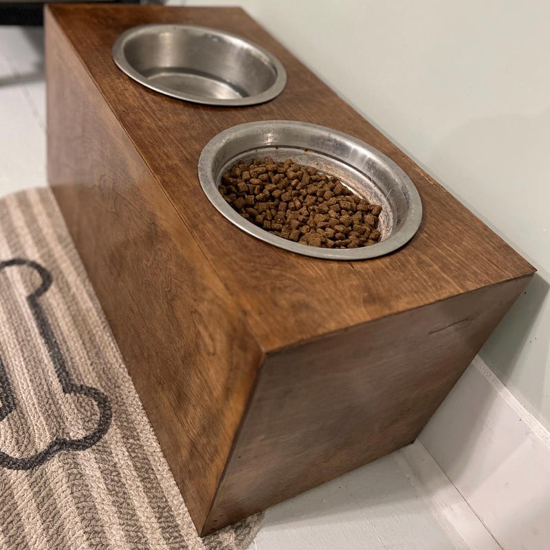 Rustic Dog Bowl - Etsy