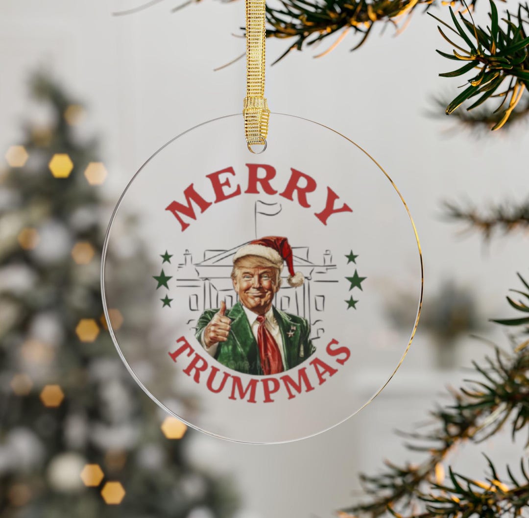 Trump Christmas Ornament,maga Supporter Gift,election Keepsake ...