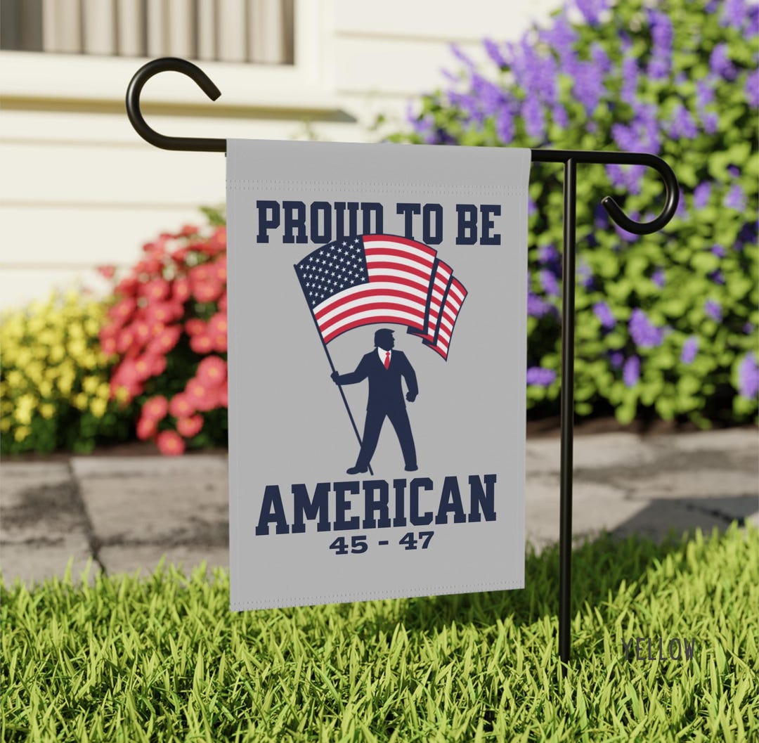 Support Trump Presidental Garden Flag,political Front Yard Decor ...