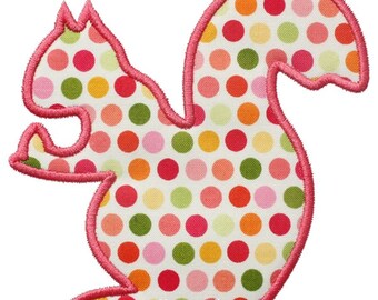 Squirrel applique | Etsy
