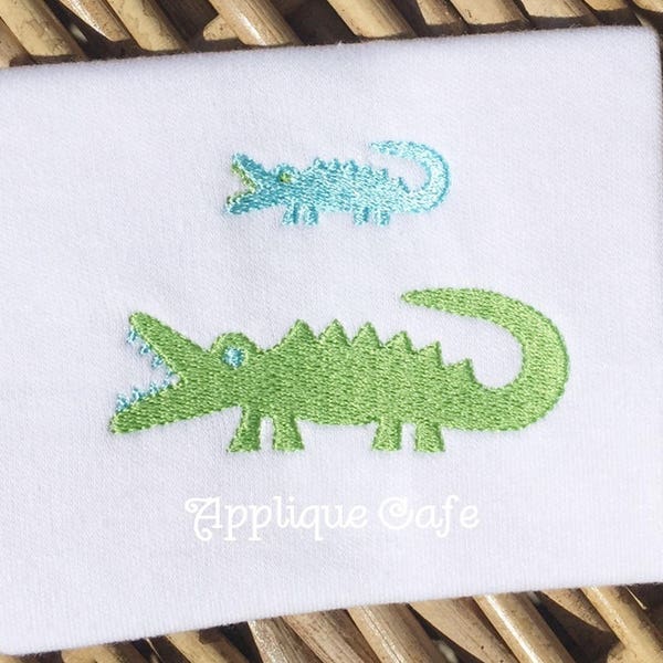 Mini Alligator Embroidery Design - Etsy