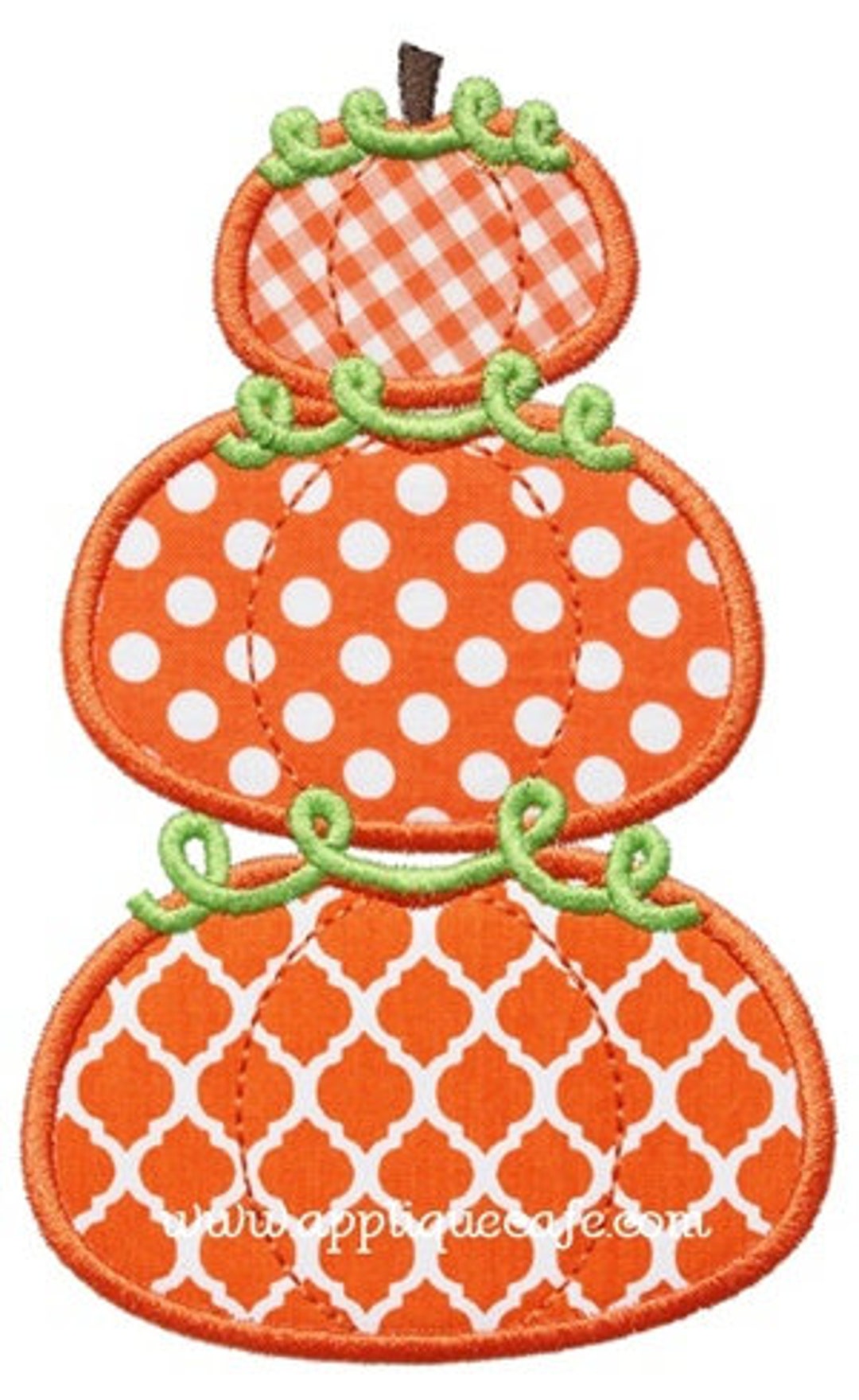 952 Pumpkin Stack Machine Embroidery Applique Design - Etsy