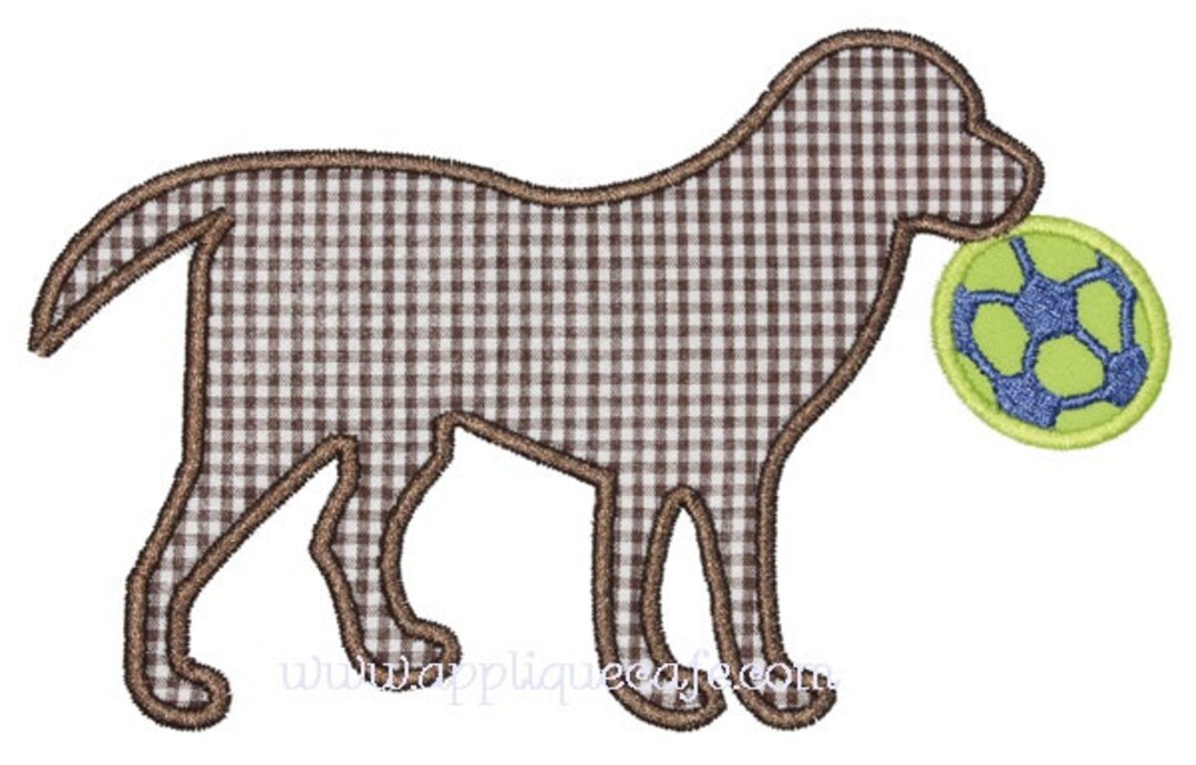 476 Soccer Dog Machine Embroidery Applique Design - Etsy