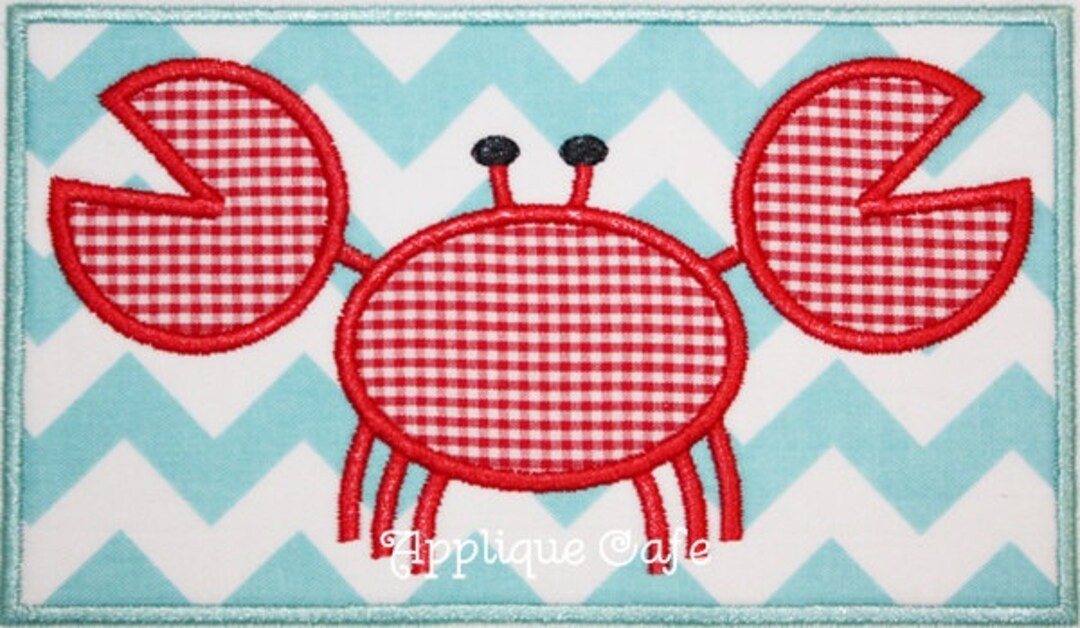 613 Crab Patch Machine Embroidery Design - Etsy