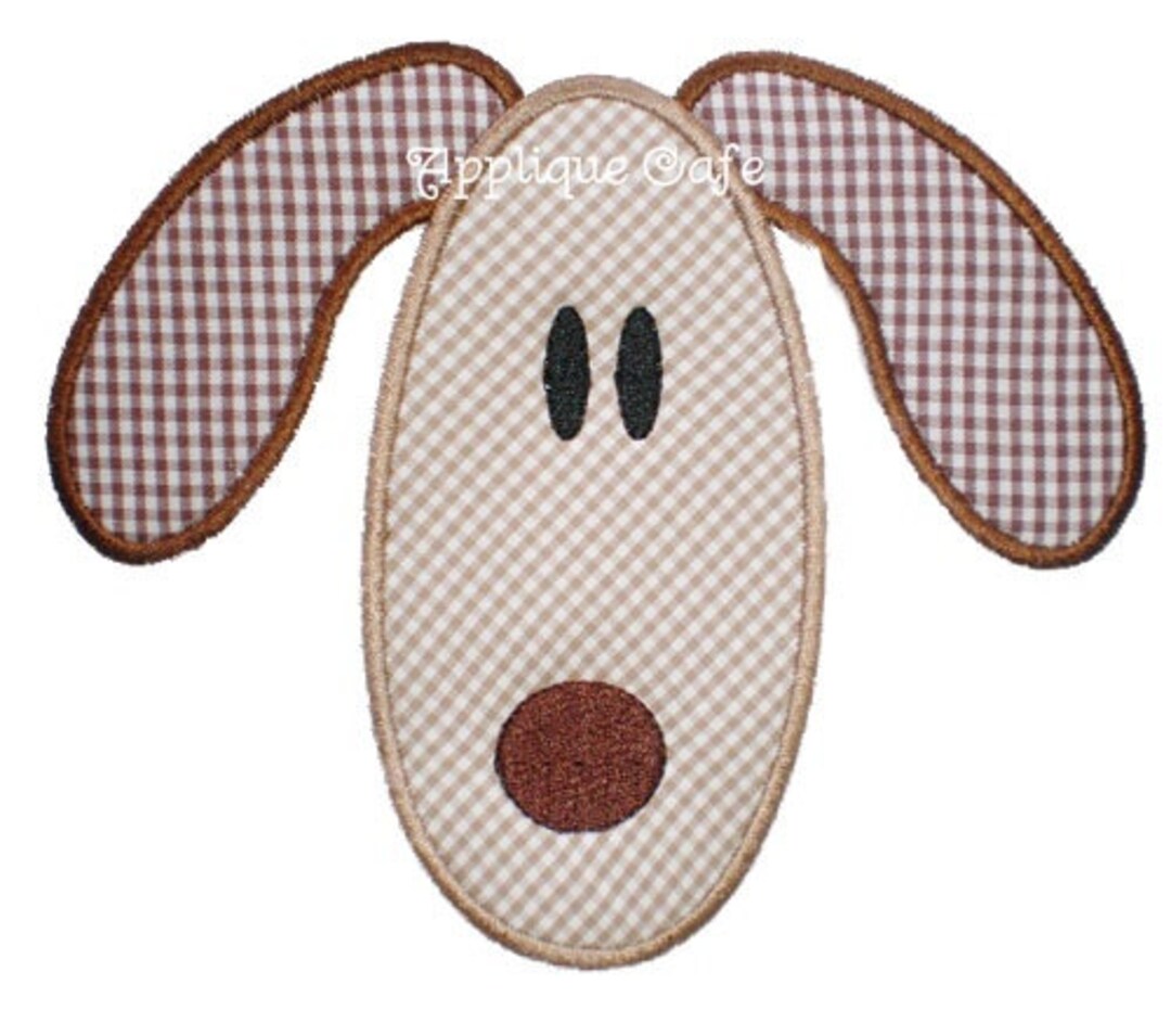 235 Puppy Face Machine Embroidery Design - Etsy