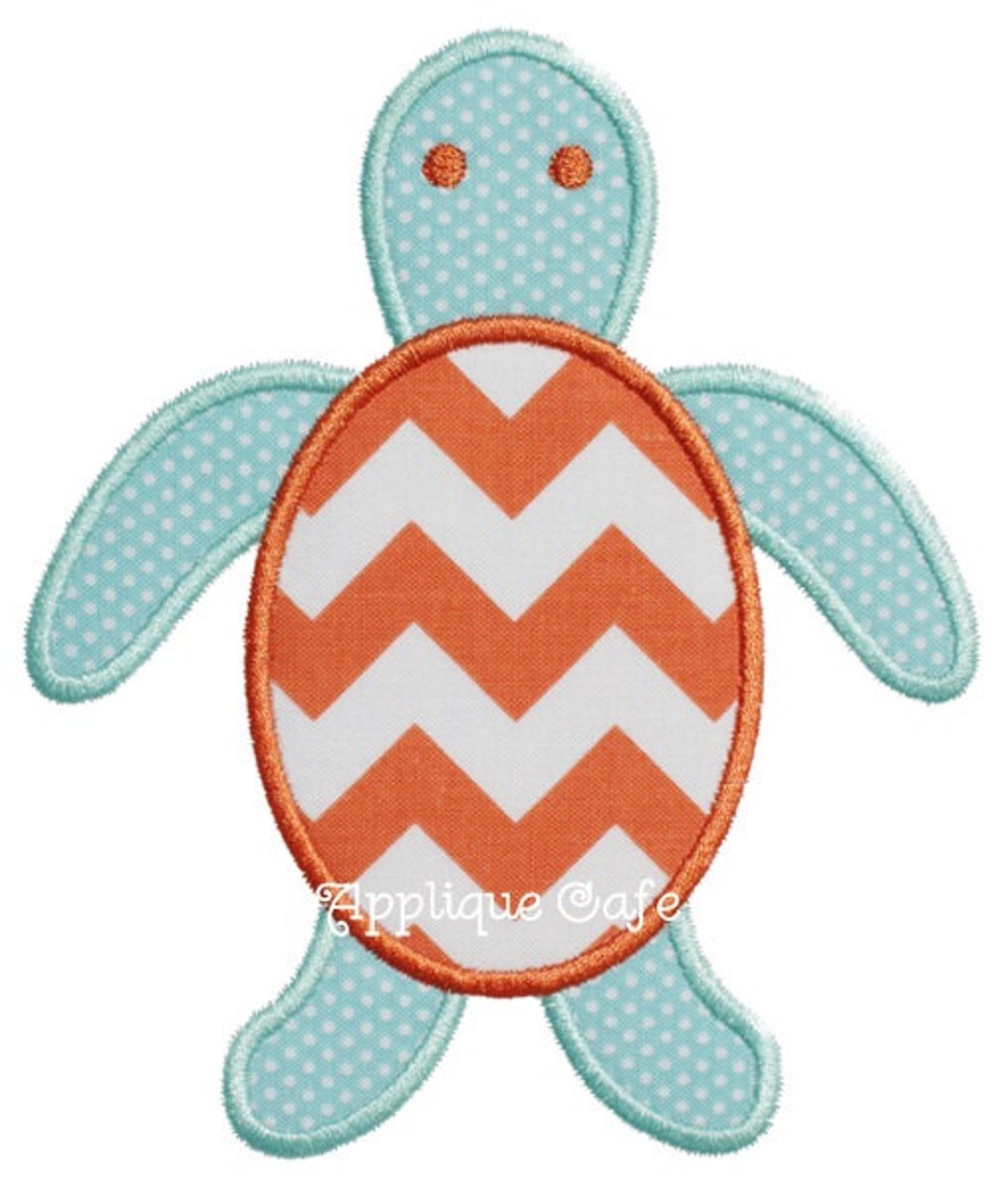 602 Sea Turtle 2 Machine Embroidery Applique Design - Etsy