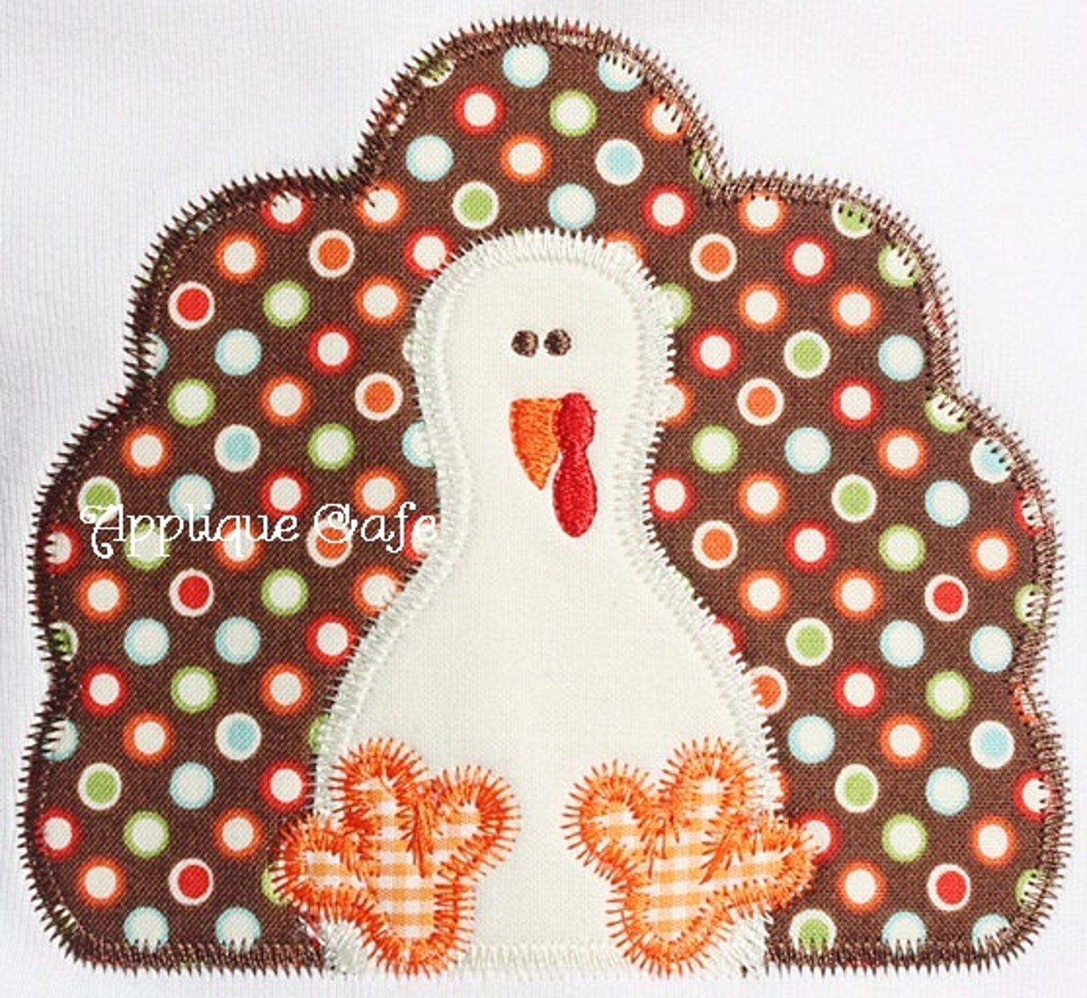 380 Zig Zag Turkey Machine Embroidery Applique Design - Etsy