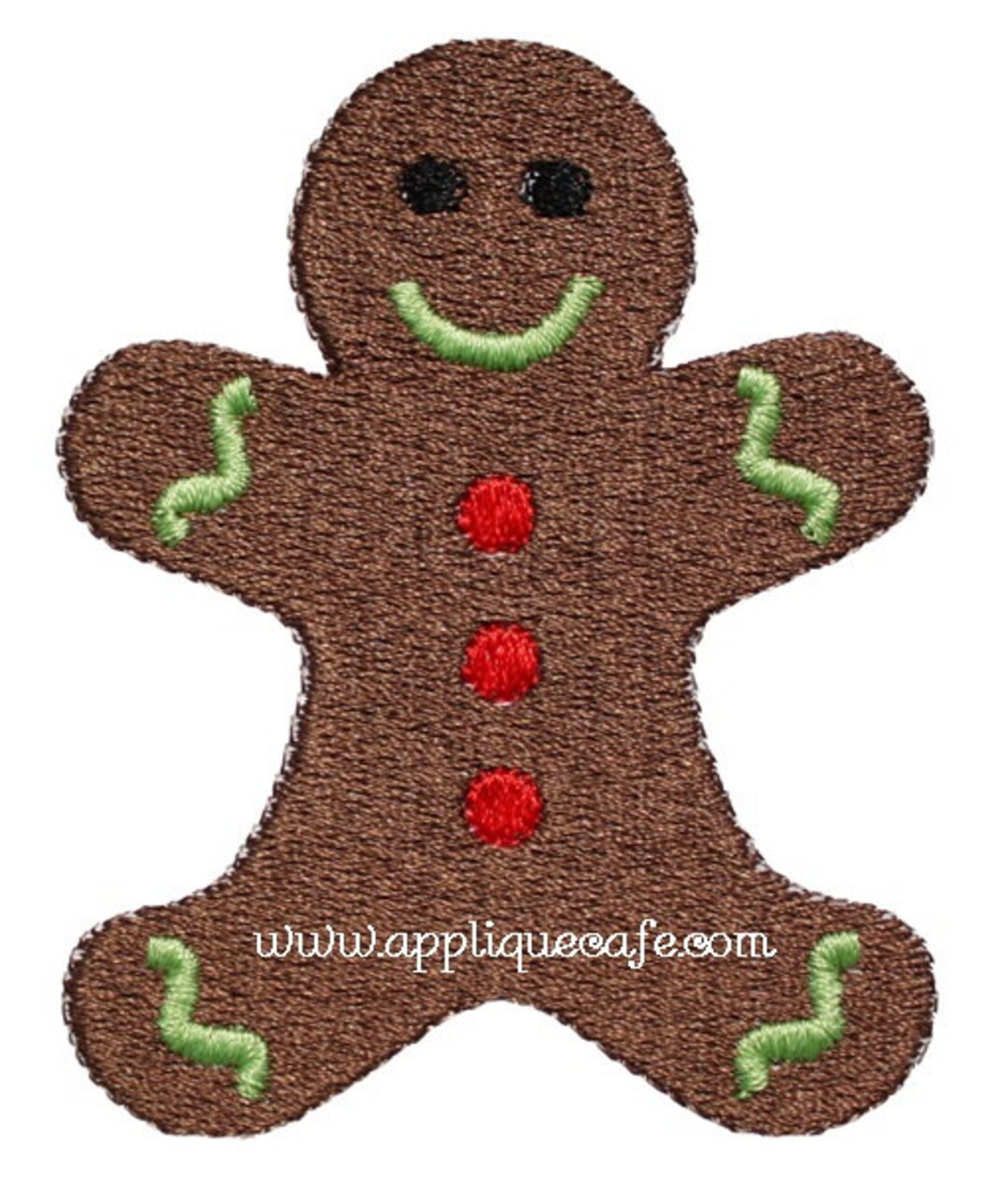 534 Mini Gingerbread Man Machine Embroidery Applique Design - Etsy