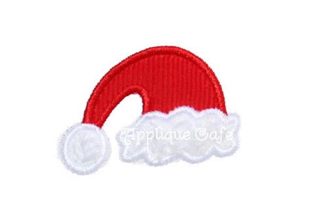 240 Mini/add on Santa Hat Machine Embroidery Applique Design - Etsy