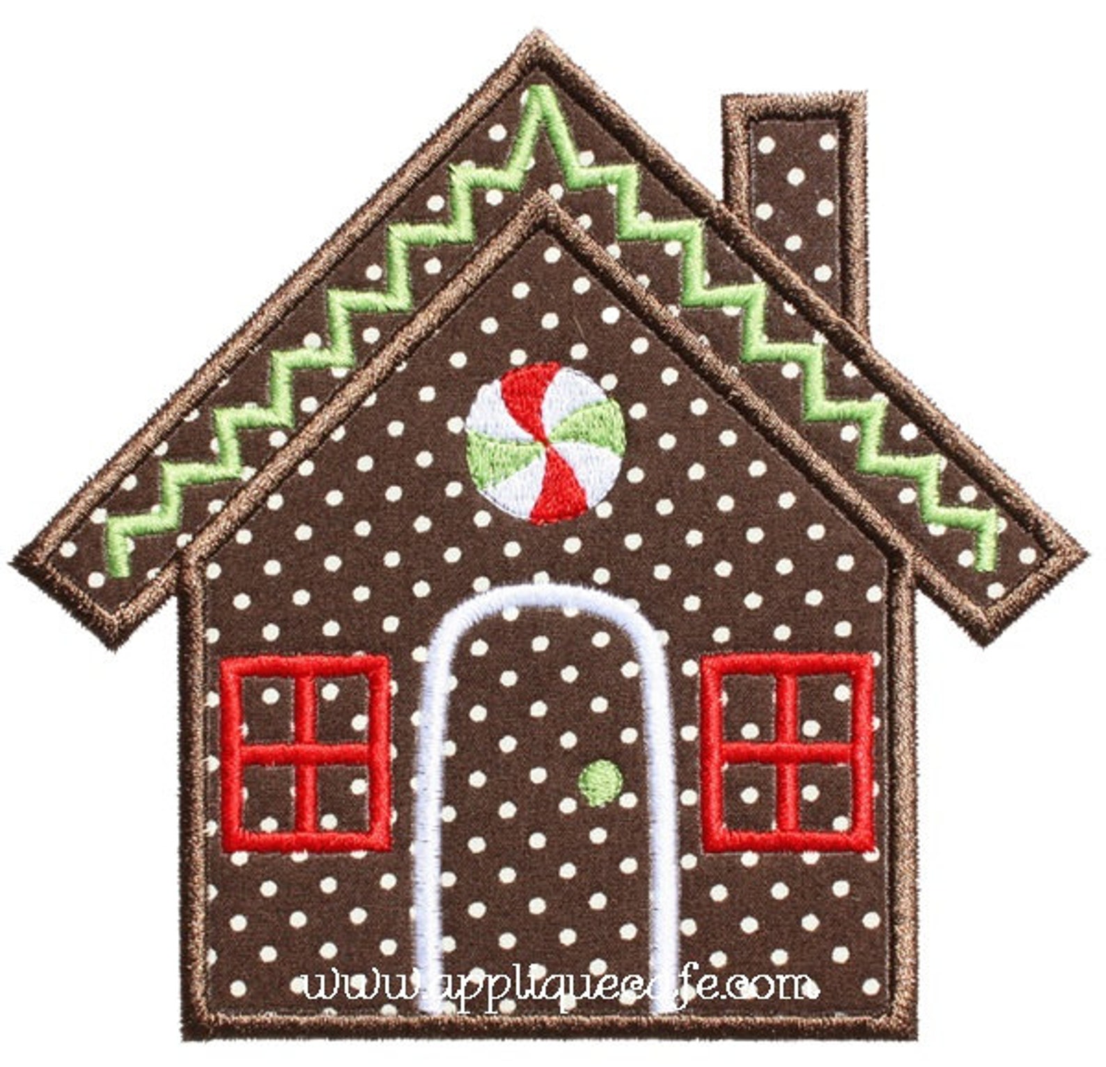 526 Gingerbread House Machine Embroidery Applique Design - Etsy