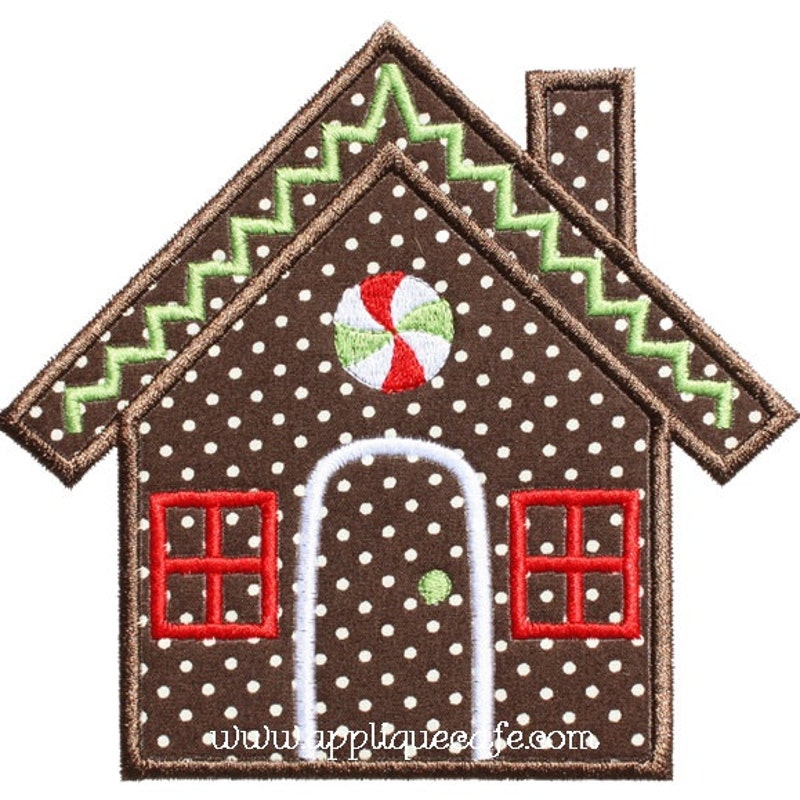 Gingerbread Applique - Etsy