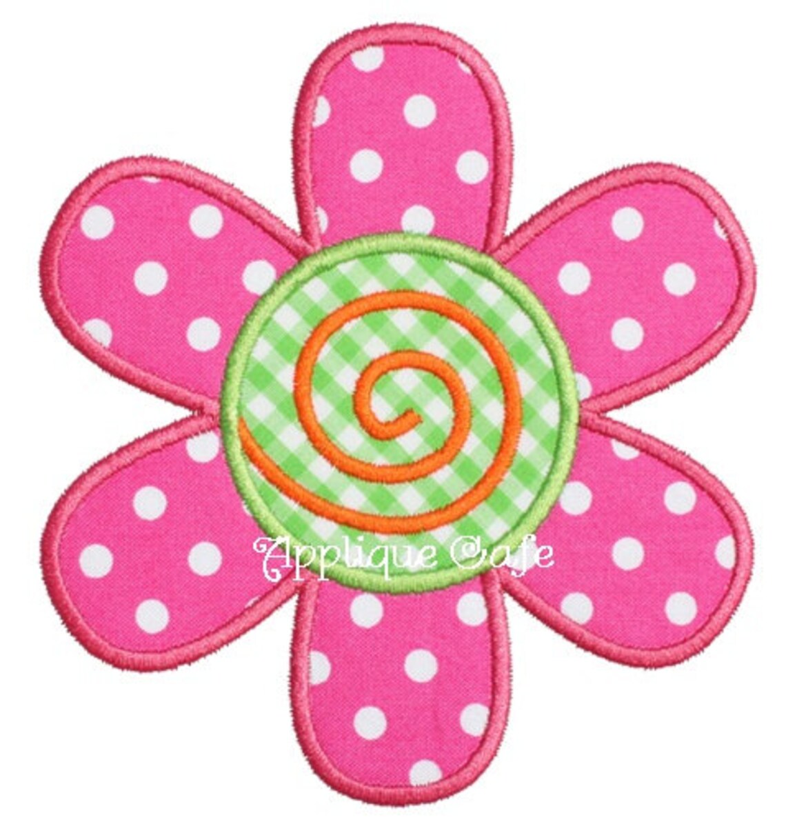 573 Flower 6 Machine Embroidery Applique Design - Etsy