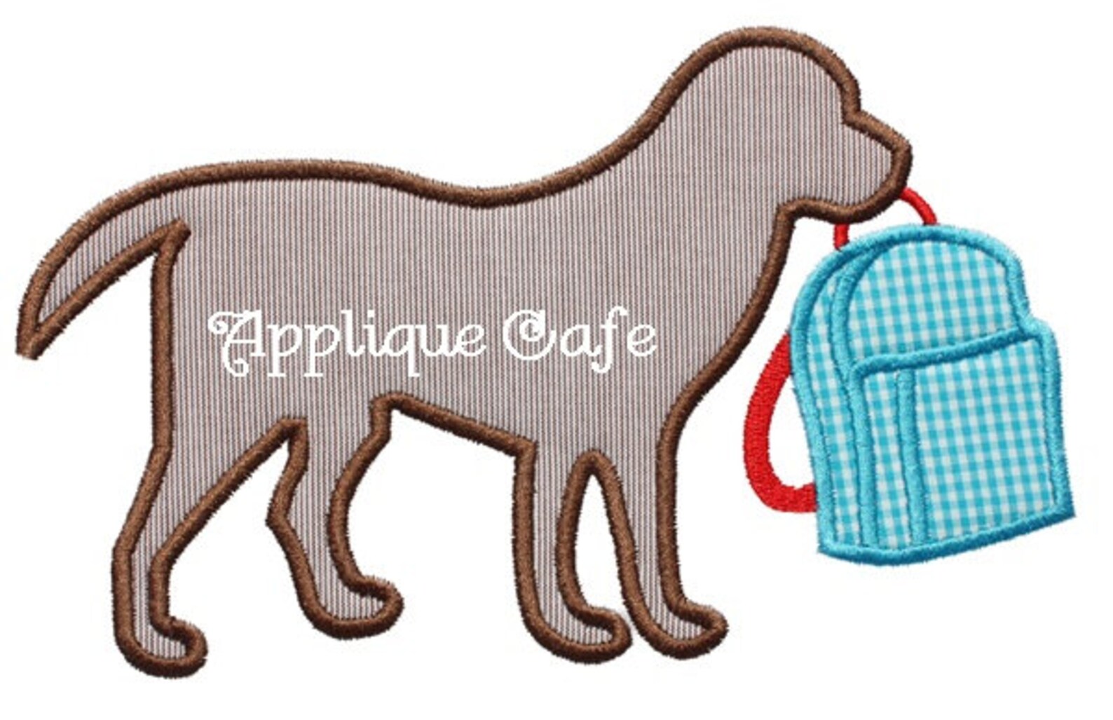 503 School Dog Machine Embroidery Applique Design - Etsy