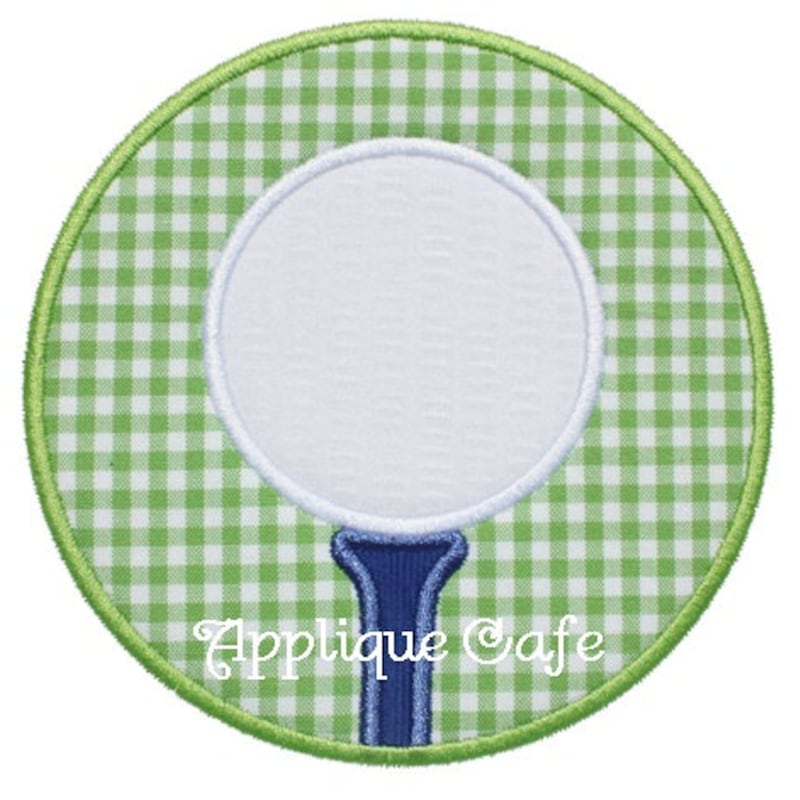 Golf Applique - Etsy