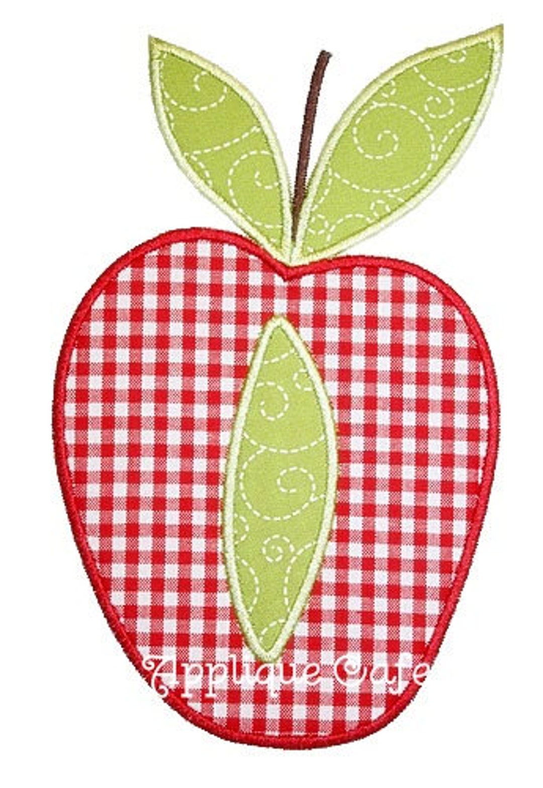 158 Apple Machine Embroidery Applique Design - Etsy