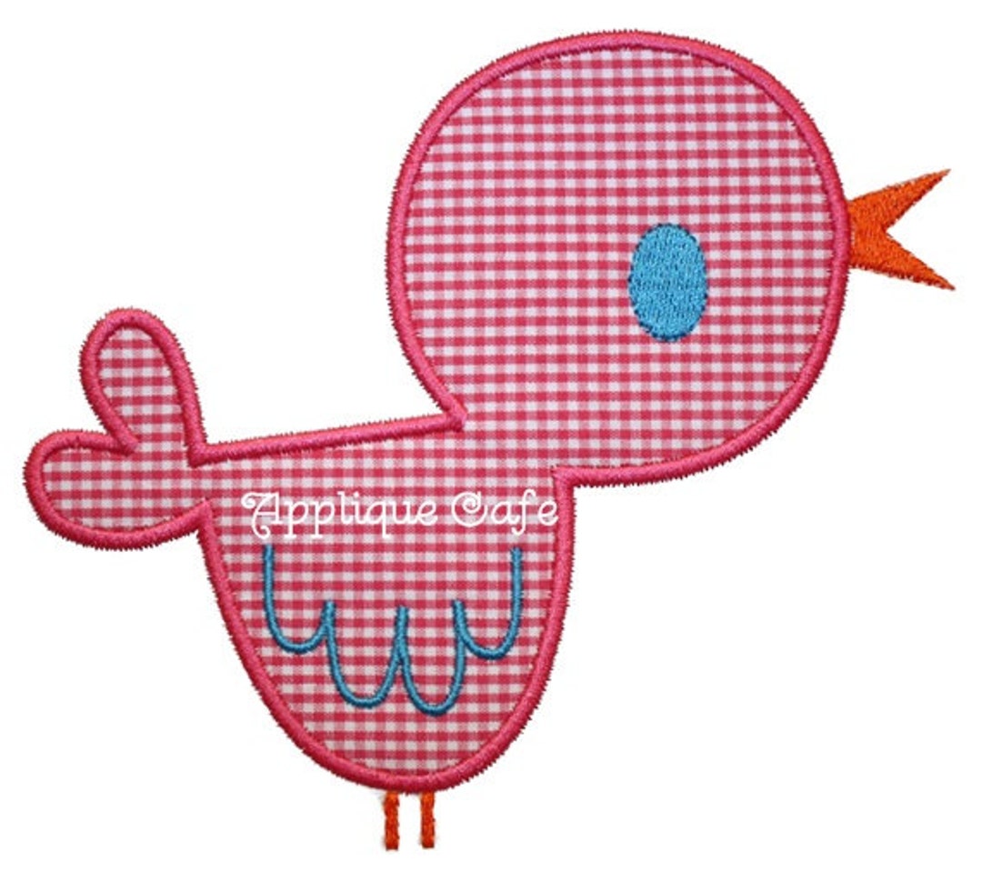 119 Bird Machine Embroidery Applique Design - Etsy