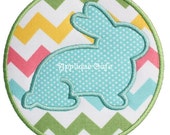 572 Bunny Patch 2 Machine Embroidery Applique Design - Etsy