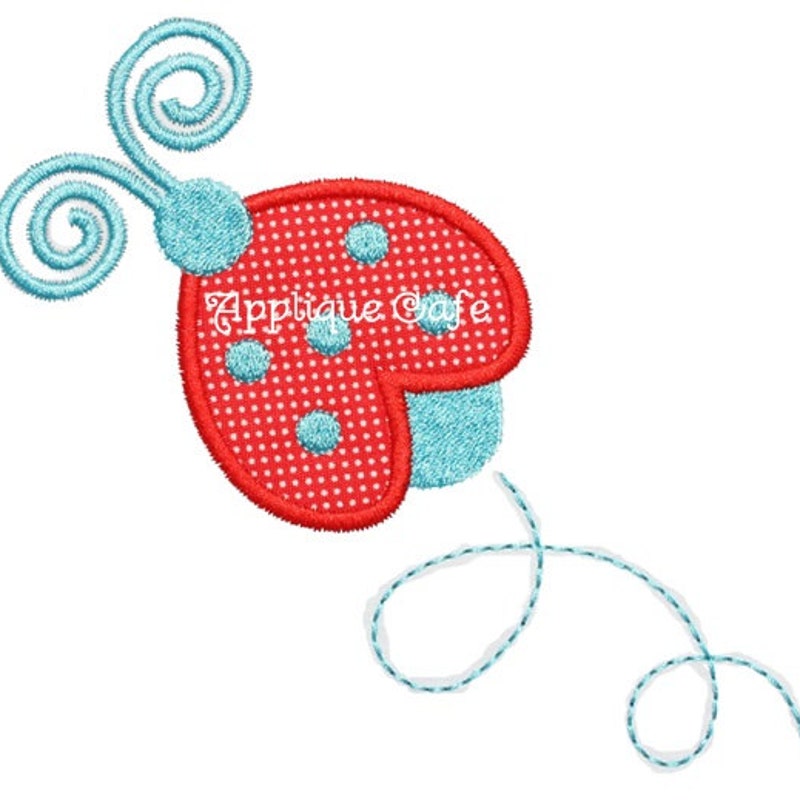 Ladybug Applique Design - Etsy