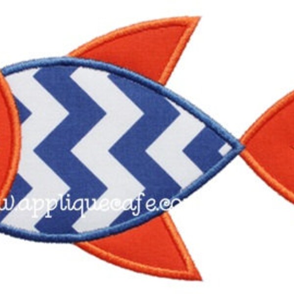 Applique Fish - Etsy