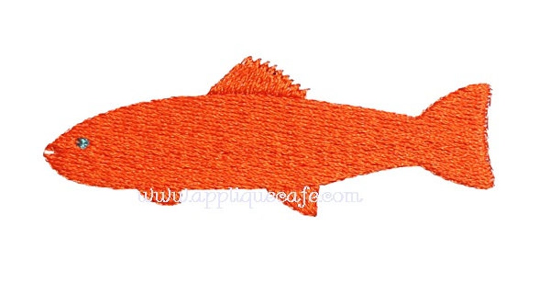 478 Mini Fish Machine Embroidery Design - Etsy