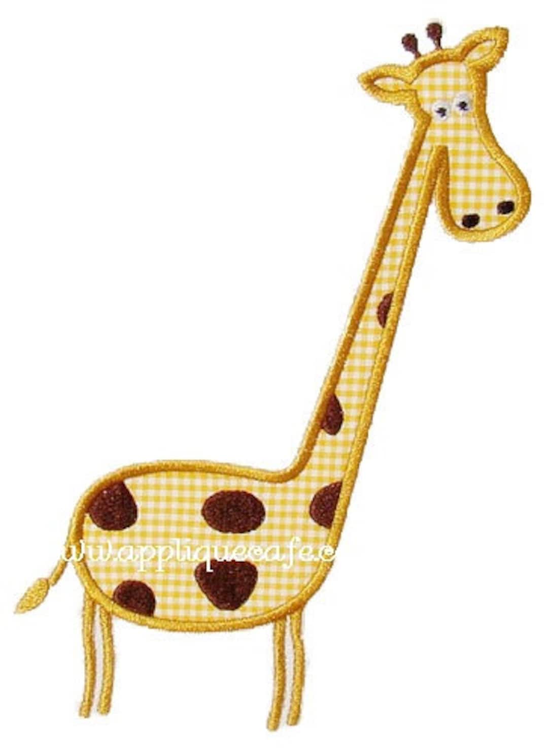 305 Giraffe 2 Machine Embroidery Applique Design - Etsy