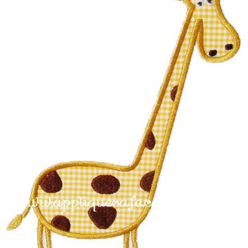 Giraffe Applique Designs - Etsy