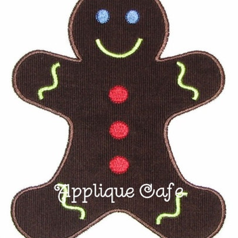 Gingerbread Applique - Etsy