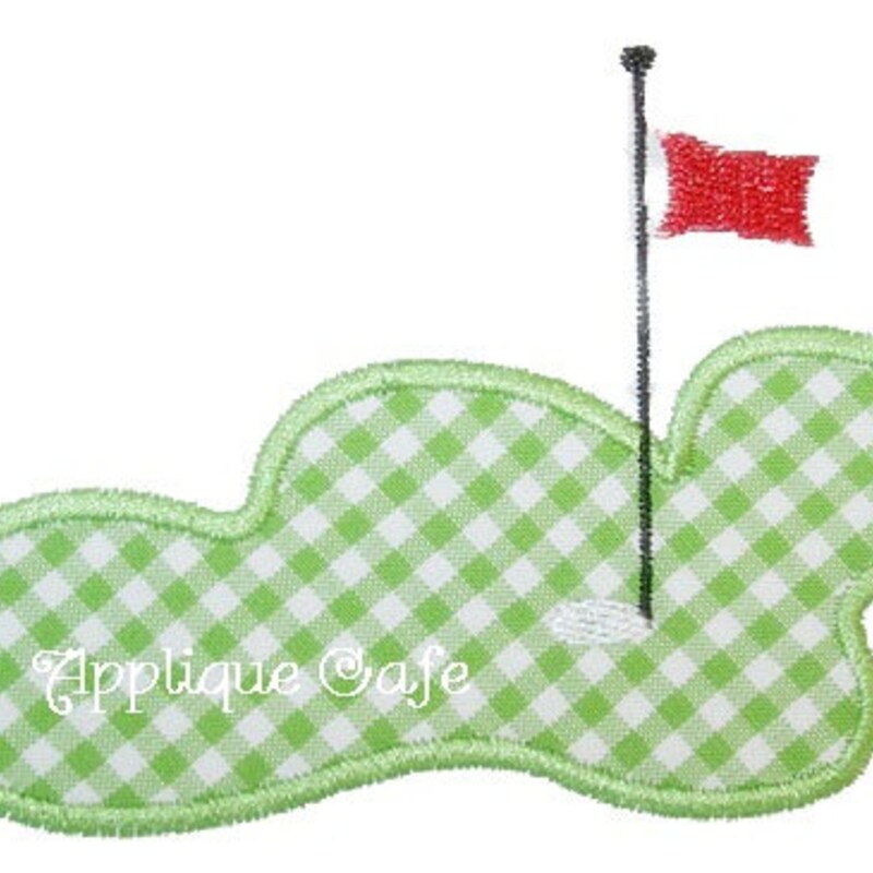 Golf Applique - Etsy