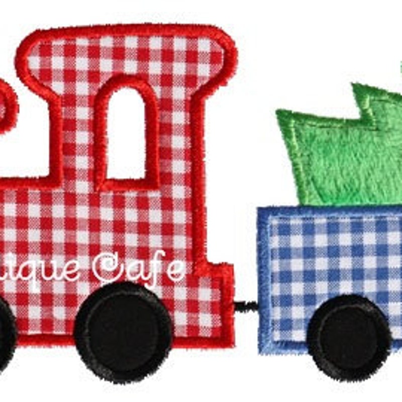 Train Applique - Etsy