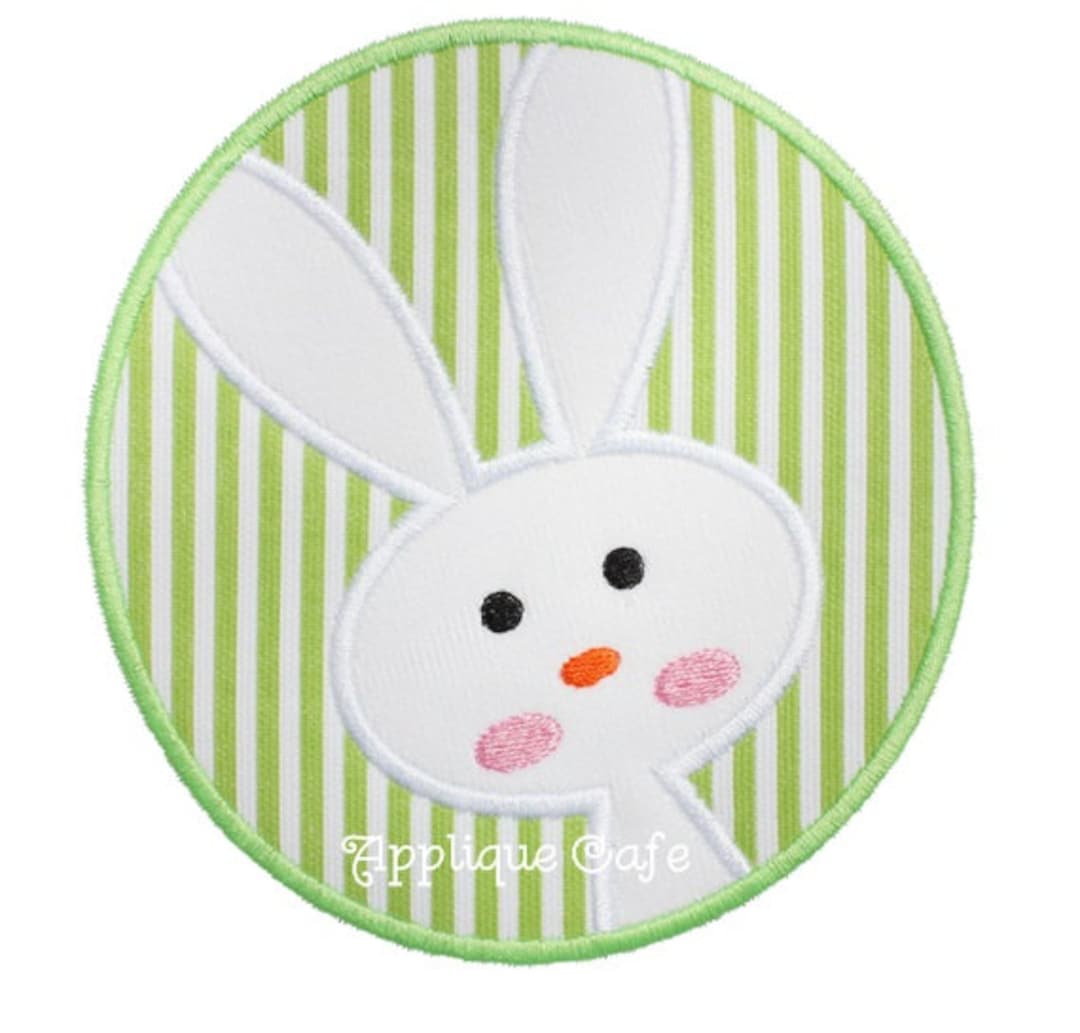 576 Bunny Patch 3 Machine Embroidery Applique Design - Etsy