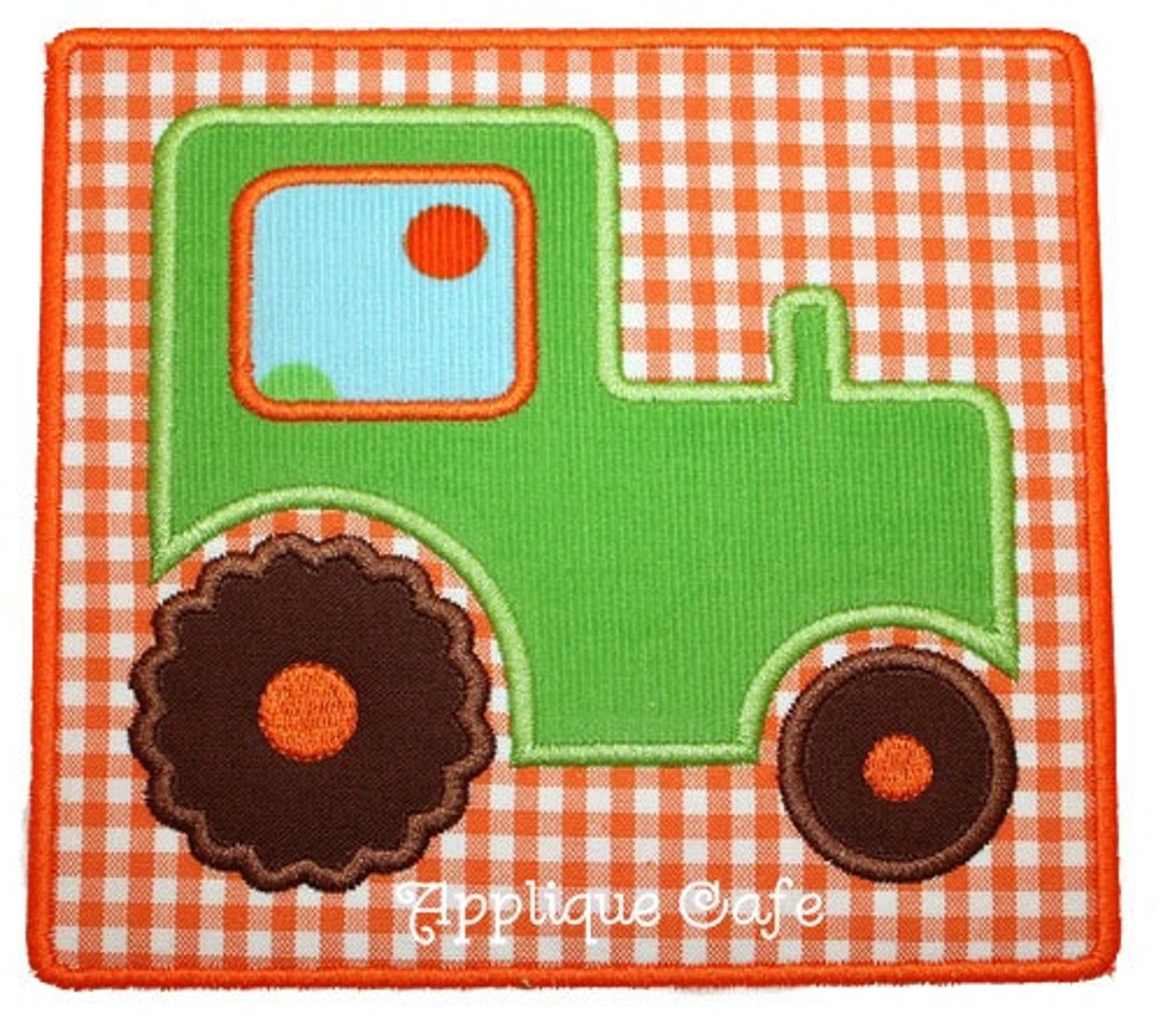 179 Tractor Patch Machine Embroidery Applique Design - Etsy