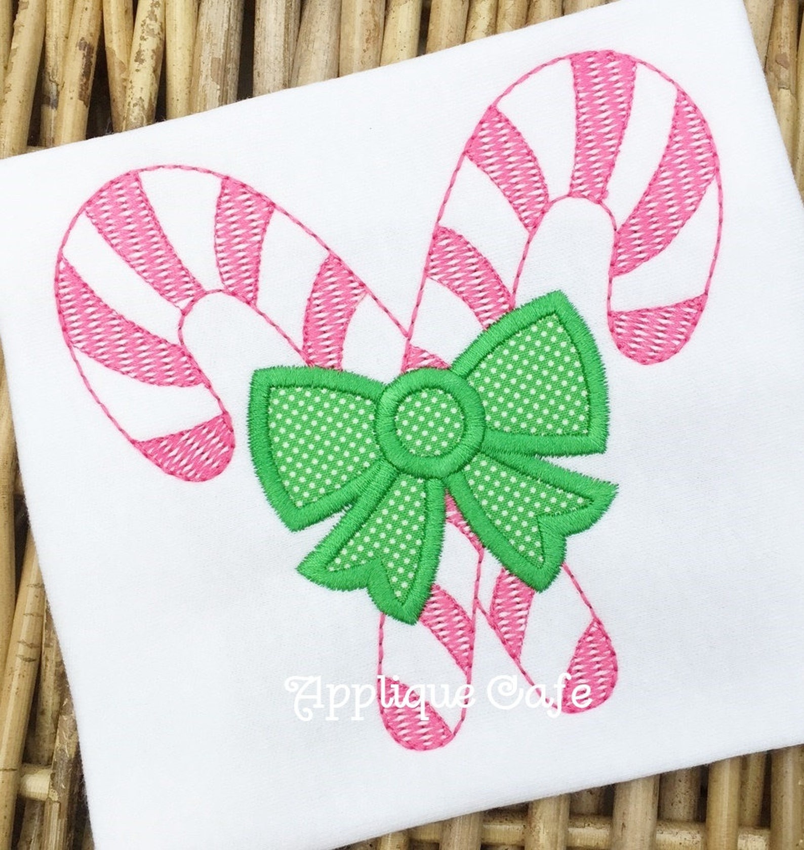 1023 Candy Canes Machine Embroidery Applique Design | Etsy