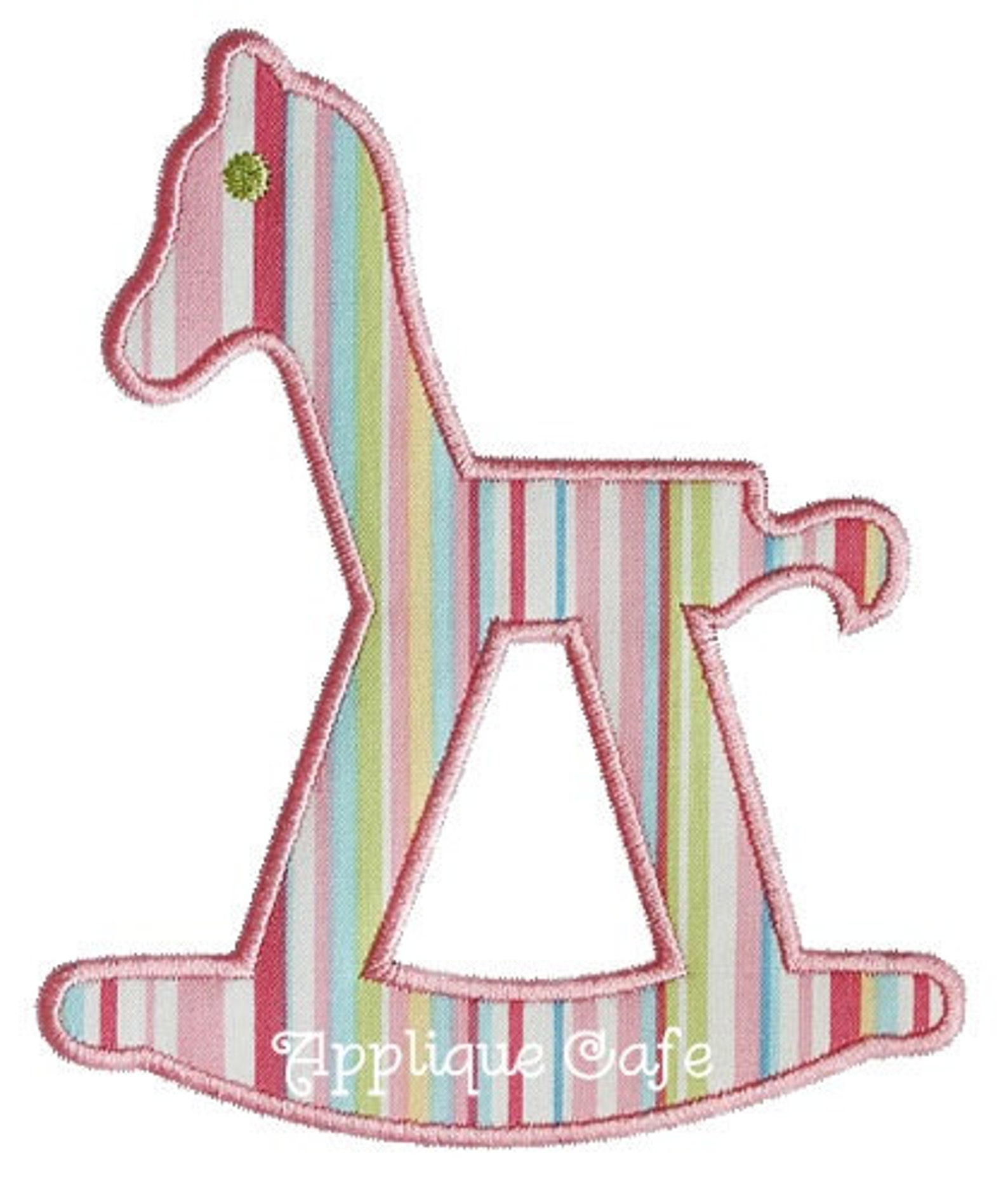 075 Rocking Horse Machine Embroidery Design | Etsy