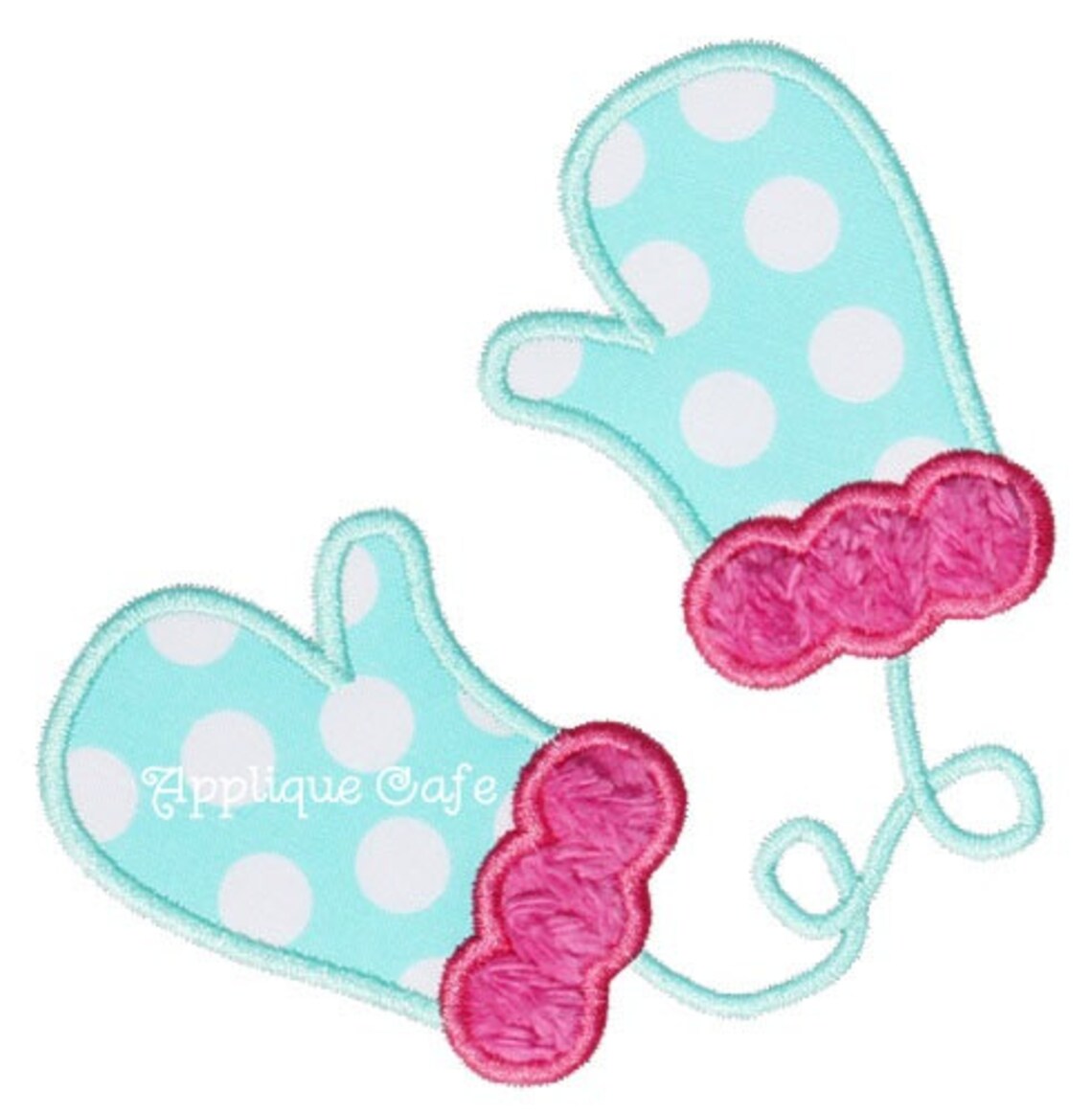 229 Girly Mittens Machine Embroidery Applique Design - Etsy
