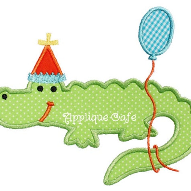 Alligator Applique - Etsy