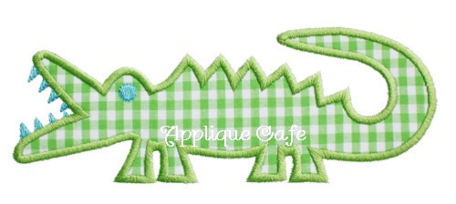 060 Alligator Machine Embroidery Applique Design - Etsy